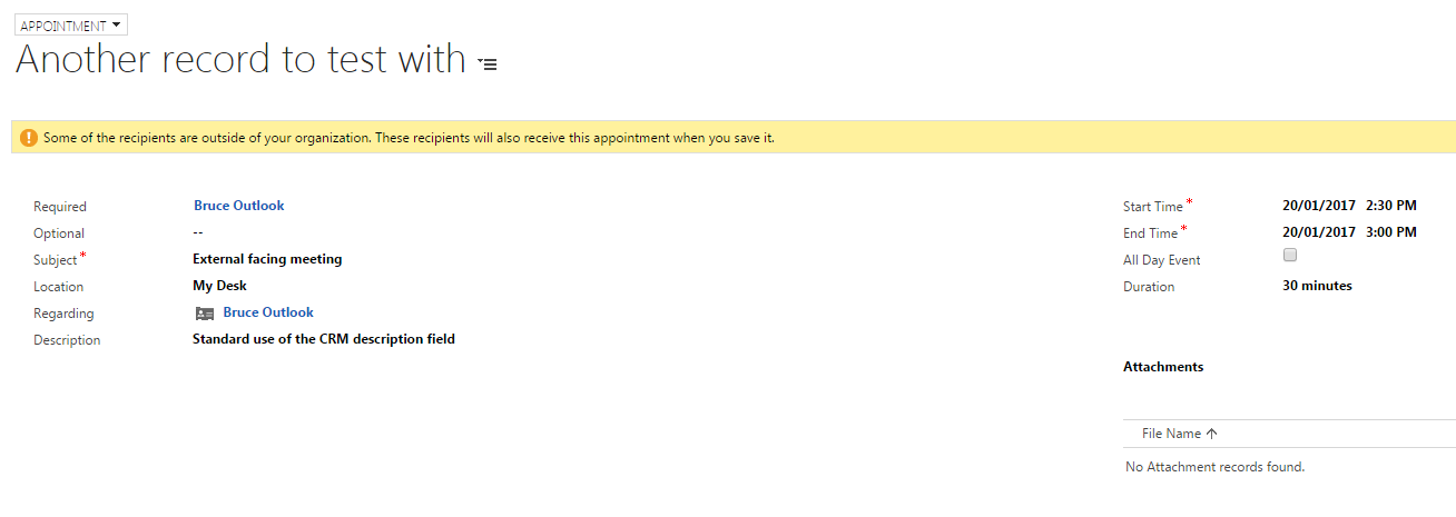 Send Meeting Requests With Dynamics Crm And Server Side Synchronization